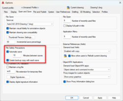 Where to find the Autosave file for AutoCAD. – Advanced CAD Technology