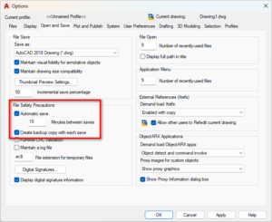 Where to find the Autosave file for AutoCAD. – Advanced CAD Technology